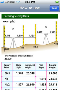 Elevation Survey | iPhone application